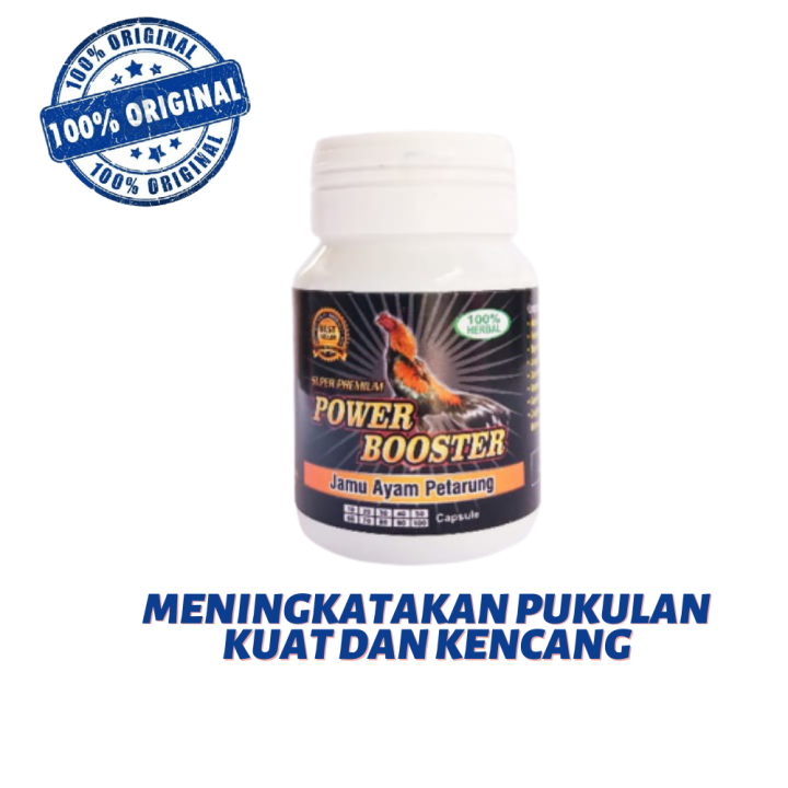 POWER BOOSTER HITAM 25 capsul - meningkatkan daya tahan ayam | Lazada ...