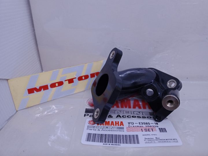 Intake Intek Manifold Manipul Yamaha Force FI Vega Orisinil Original Asli 1FD-E3585-10 | Lazada ...