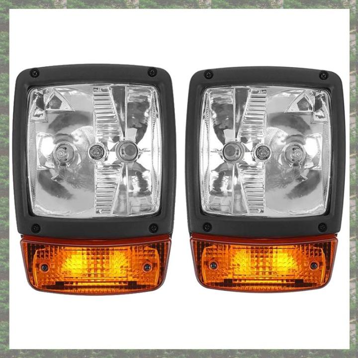 24V Excavator Front LED Headlights Turn Signal Lamp Indicator Work ...
