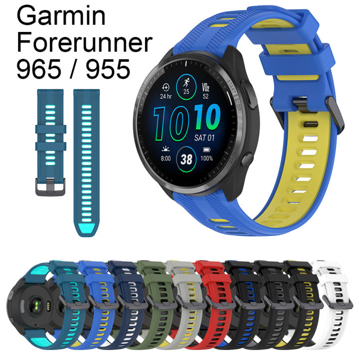 For Garmin Forerunner 965 strap 955 945 935 745 Descent G1 strap double ...