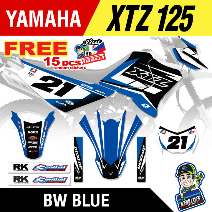 YAMAHA XTZ 125 Full Decals Sticker Body (Batch 2) | Lazada PH