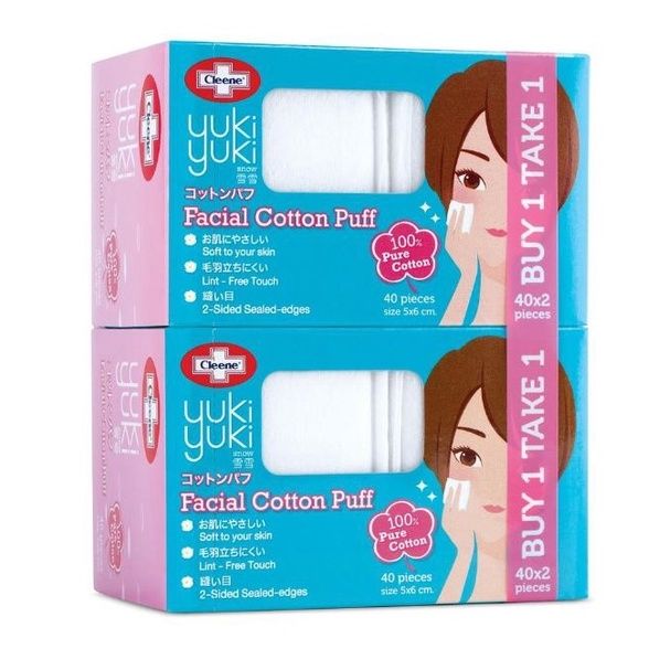 COD Cleene Yuki Yuki Facial Cotton Buy 1 Take 1 | Lazada PH