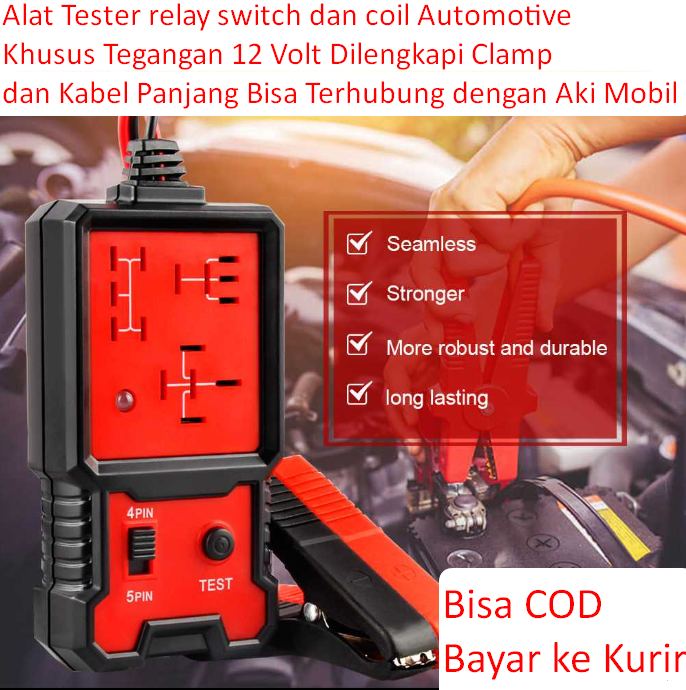Alat Tester relay switch dan coil Automotive Khusus Tegangan 12 Volt ...