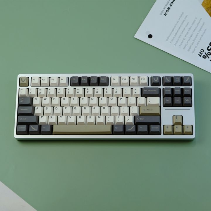 【Keycap Only】GMK Olive Keycap 129 Keys Cherry Profile PBT Five-Sided ...