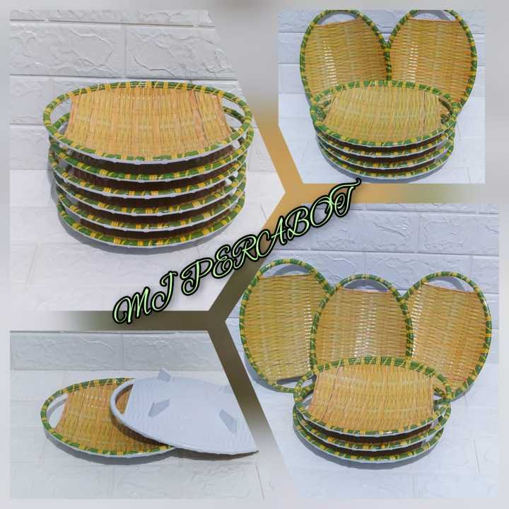 Piring Saji Melamin Motif Anyaman - Piring Cafe - Piring Restoran ...