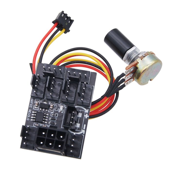 【Premium Quality】 Computer Case Miner Fan Speed Controller 8-Channel ...