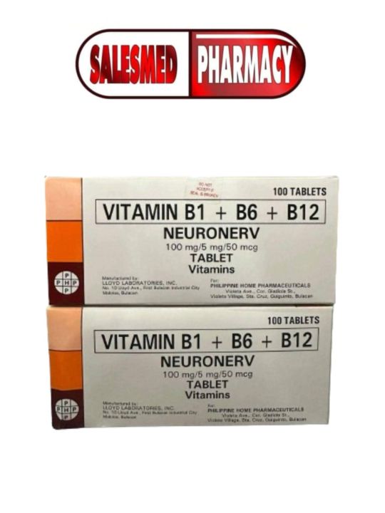 NEURONERV VITAMIN B1 + B6 + B12 | Lazada PH