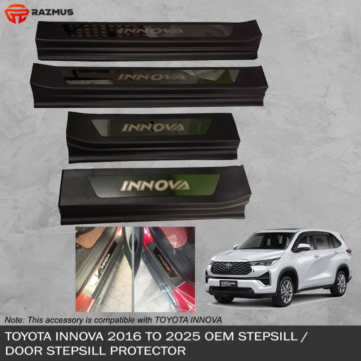 TOYOTA INNOVA 2016 to 2025 OEM Side Stepsill / Door Step Sill Protector ...