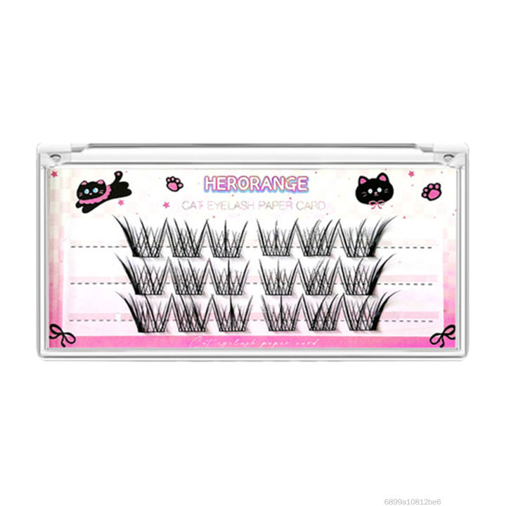 Glue Style Lash Extension Black Long-Lasting Fake Lashes Perfect for ...