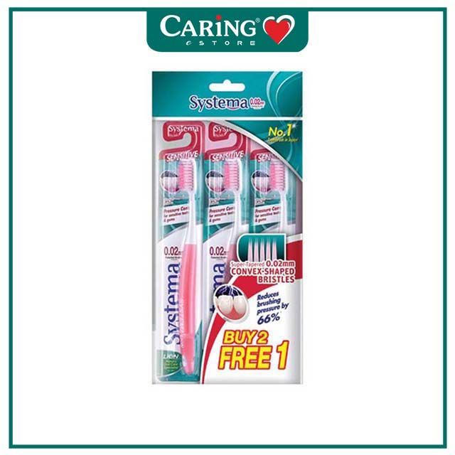 SYSTEMA TOOTHBRUSH SUPER VALUE PACK SENSITIVE 3S | Lazada