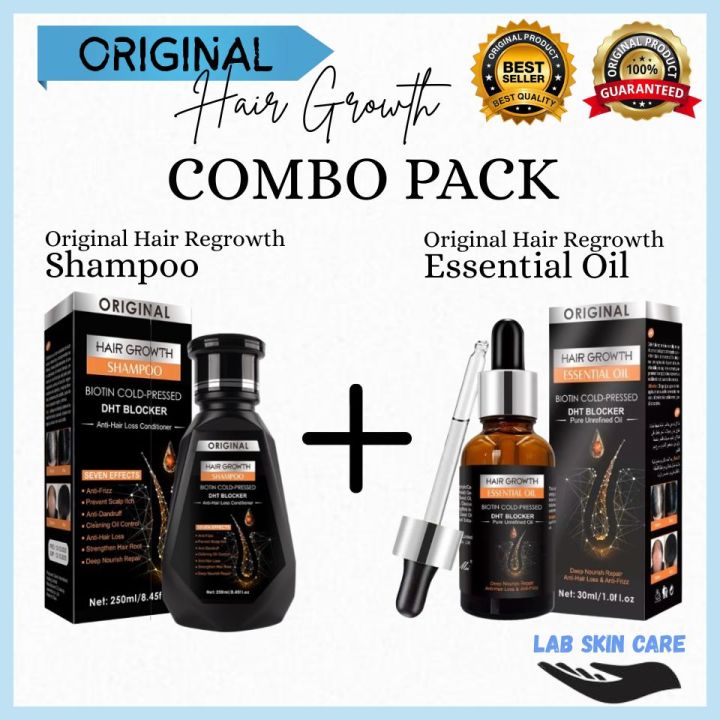 Original Hair Growth Biotin Shampoo DHT Blocker Anti Hair Loss ...