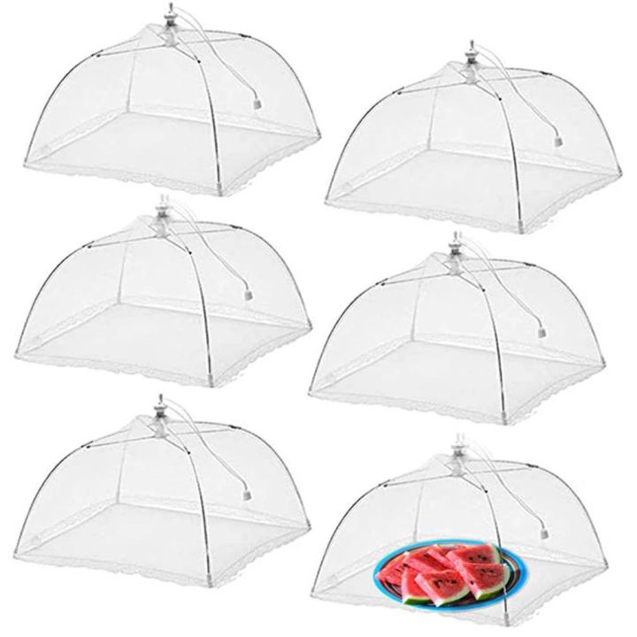 Mesh Food Covers Foldable Kitchen Anti Fly Mosquito Net Picnic Protect ...