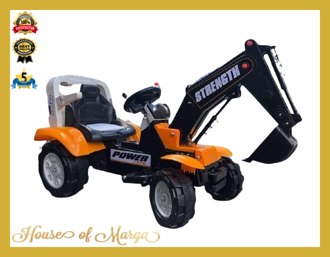 Electric 2 in 1 Excavator Backhoe Kids Ride on | Lazada PH