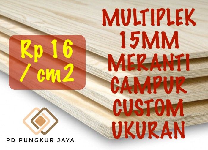 TRIPLEK / MULTIPLEK 15MM MERANTI CAMPUR UKURAN CUSTOM | Lazada Indonesia