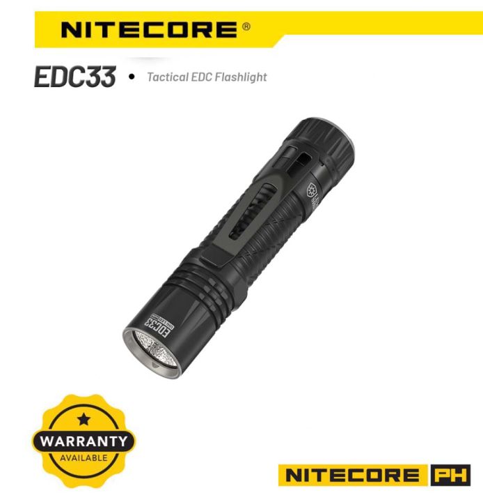 Nitecore EDC33 4000 Lumen Rechargeable EDC Flashlight | Lazada PH