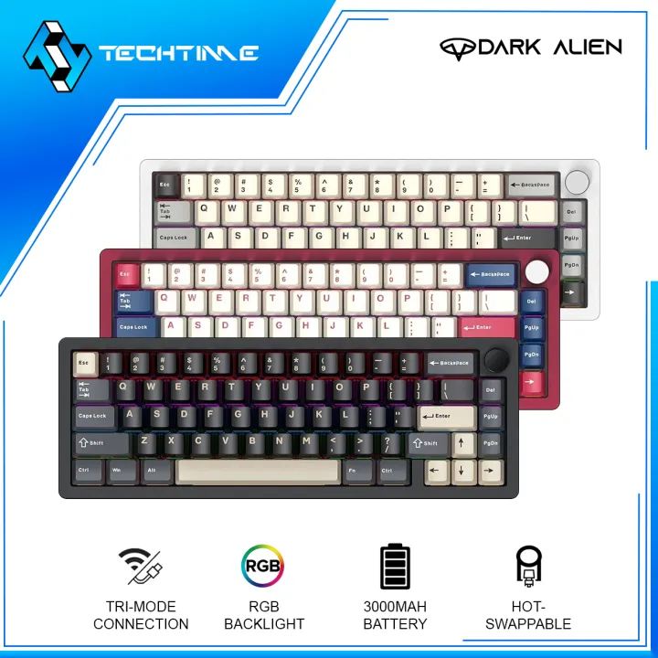 Dark Alien R65 Tri Mode Gasket CNC Aluminum Wireless Hot Swappable ...