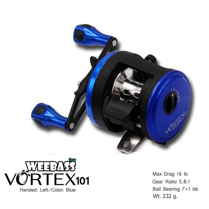 อุปกรณ์ตกปลา WEEBASS รอก - รุ่น VORTEX 101 (หมุนซ้าย) รอกตกปลา รอกเบททรงกลม | Lazada.co.th