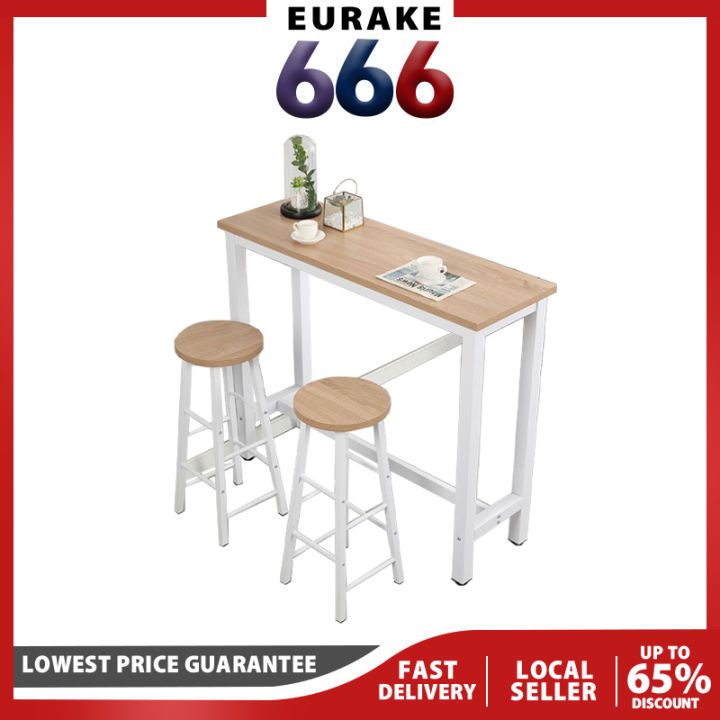 EURAKE Minimalist Bar Counter Coffee Table Milk Tea Shop Long Table ...