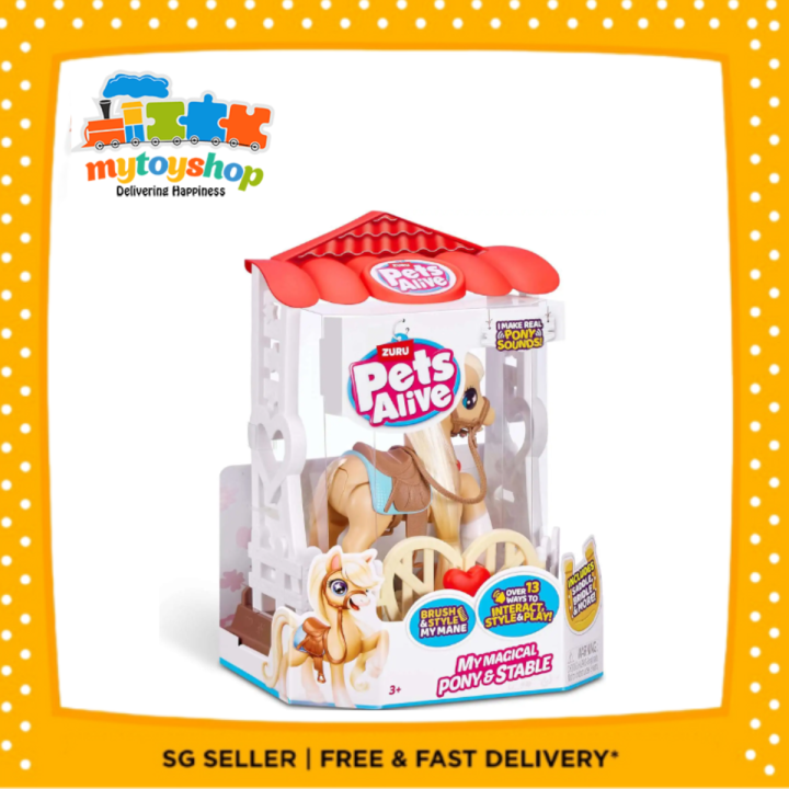 ZURU Pets Alive My Magical Pony n Stable | Lazada Singapore