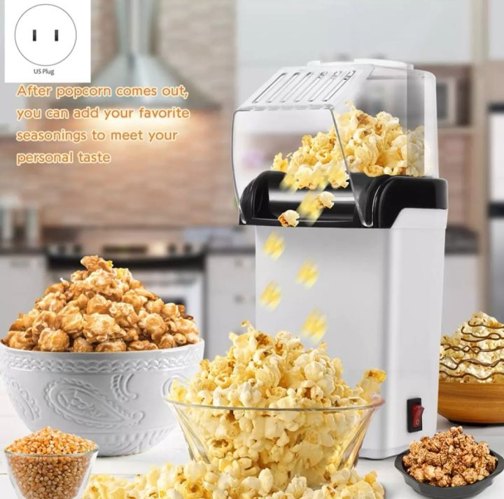 CASSIE Popcorn Machine Automatic and Electric Portable Popcorn Maker No ...