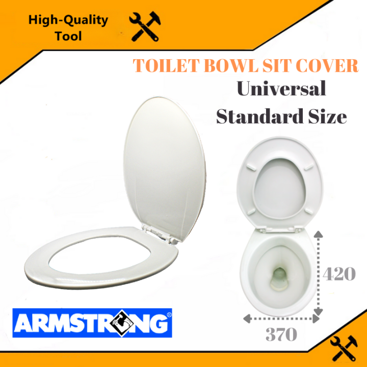Toilet Bowl Sit Cover White Toilet Seat Cover Pad Universal Standard ...