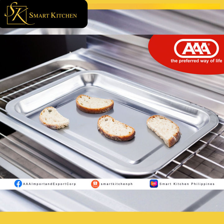 Smart Kitchen Stainless Flat Tray ( 7 different sizes ) Baking Tray / Serving Tray / Display ...