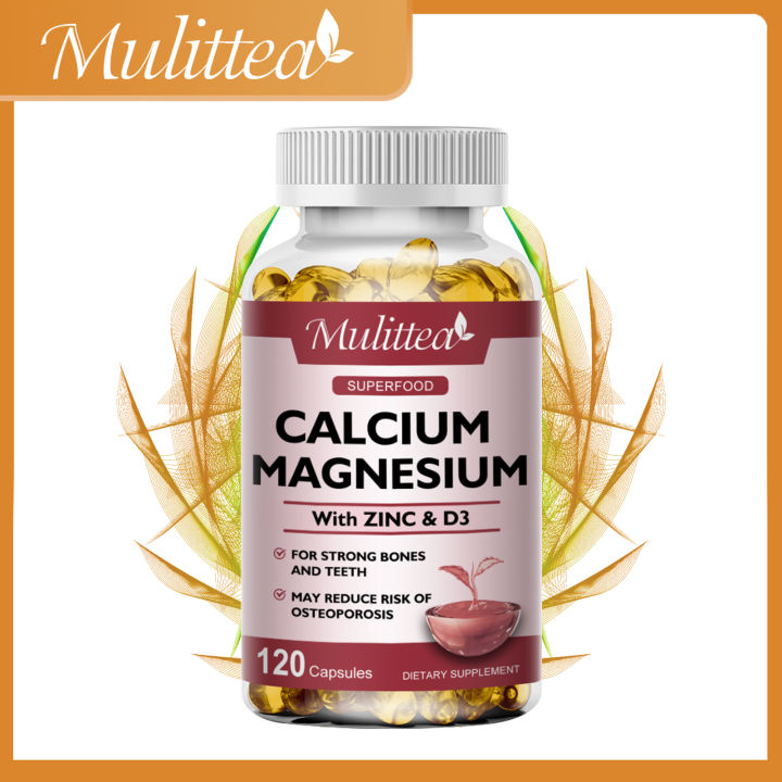 Mulittea Canxi 1000mg magiê 400mg kẽm 25mg vitamin D3 600iu thúc đẩy ...