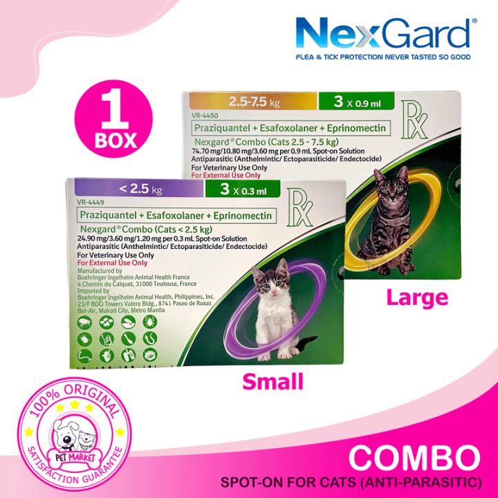 NEXGARD Combo Spot-On for Cats (Anti-Parasitic) 1 Box | Lazada PH