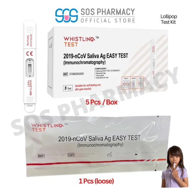 Raycus /Whistling Lollipop Test Kit 1'S or 5'S (1BOX) /Eagle Bio Covid ...
