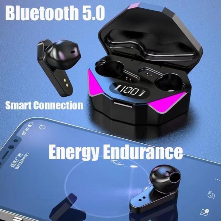 【COD】Jovitech Headset Bluetooth Gaming TWS T23 (X15) Bluetooth V5.0 LED ...
