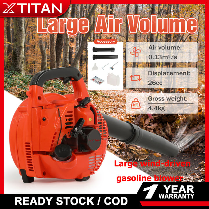 XTITAN EB260 Petrol Hand Air Blower Leaf Blower Cordless Powerful Wind ...