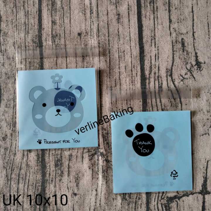 100 PCS PLASTIK KEMASAN KUE PLASTIK PIE PLASTIK PIE SUSU KEMASAN ...