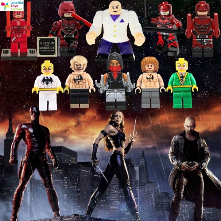 LT【ready Stock】เข้ากันได้กับ Legoing Minifigures Marvel Daredevil ...