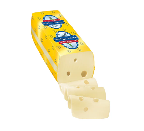 Swiss cheese Emmental style - Emmentaler Art Swiss cheese Block 1 Kg ...