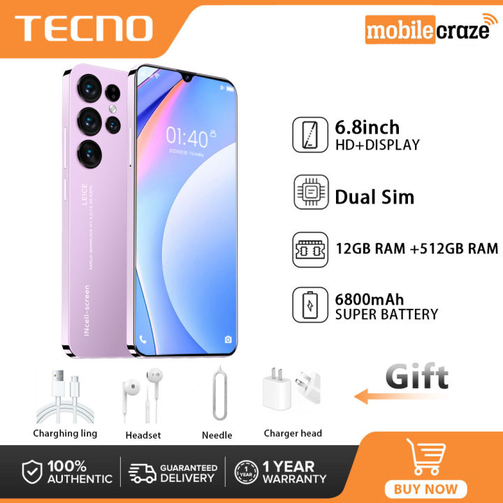 TECNO C51 12GB+512GB Android Smartphone | Lazada PH