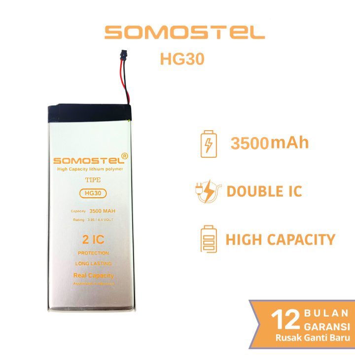 Somostel - HG30 Motorola G5S Plus / Moto G6 1s Batre Batrai Baterai ...