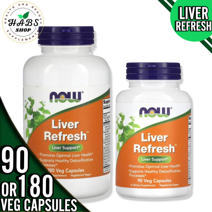 NOW Foods, Liver Refresh, 90/180 Veg Capsules | Lazada PH