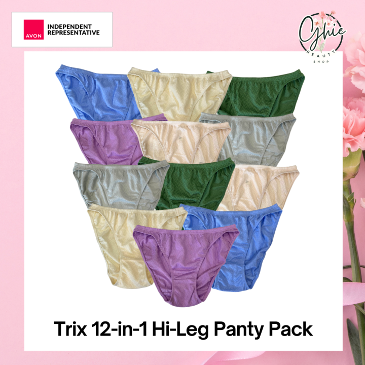 AVON TRIX 12-in1 Hi-Leg Panty Pack | Lazada PH