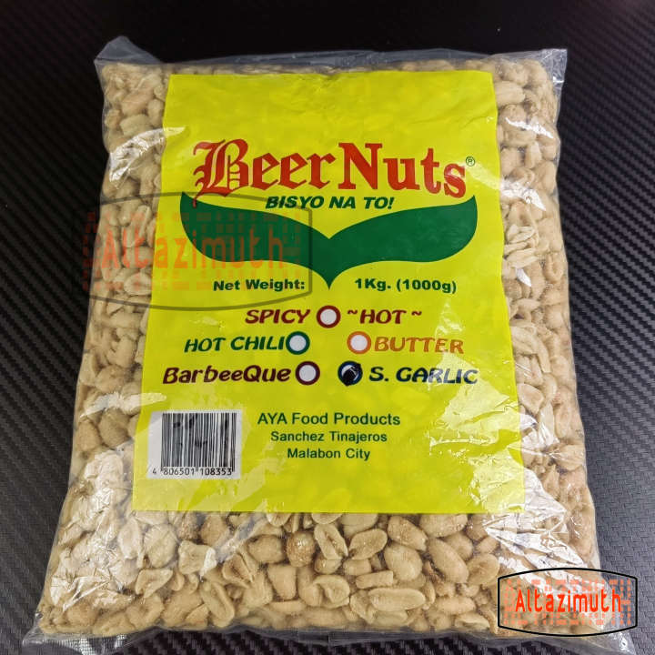 Beernuts Mani Kutkutin Peanut 1kg Spicy peanut Garlic Peanut and ...