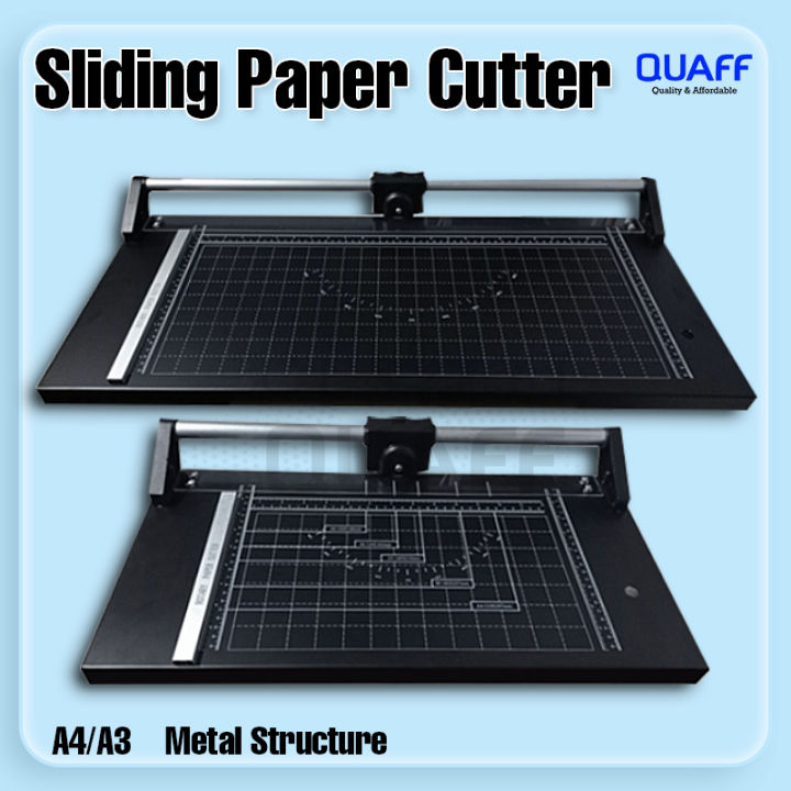QUAFF Sliding Cutter Paper Cutter A4 // A3 size Heavy Duty | Lazada PH