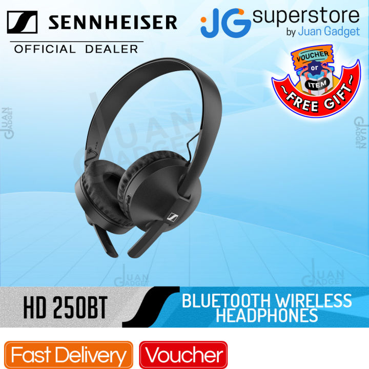 Sennheiser HD 250BT Wireless Headphones Bluetooth 5.0 with 25h Playtime Dynamic Bass Low Latency ...