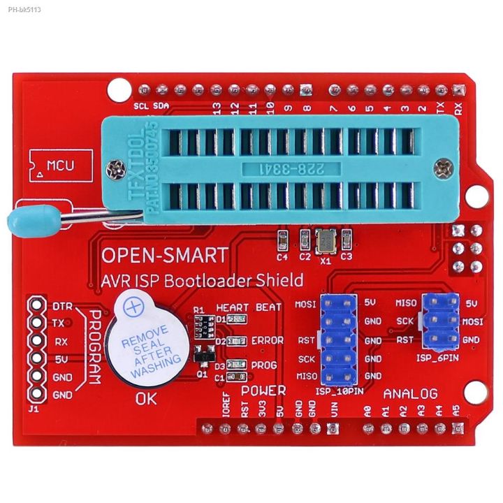 ☢ Avr Isp Bootloader Shield Burning Programmer Board For Atmega328p Bootloader Module With 