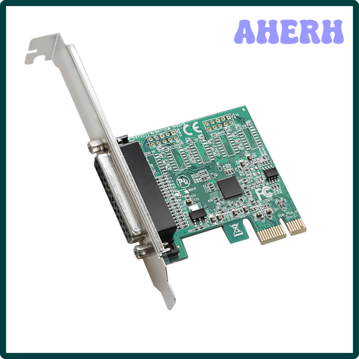 DB25 To PCI Express Converter 1-Port DB25 Parallel PCI-E Adapter Card ...