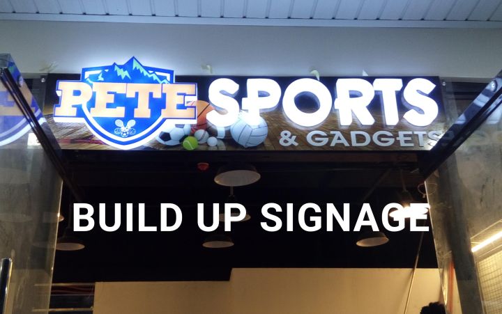 Build-up Lighted (3D) Acrylic Signage | Lazada PH