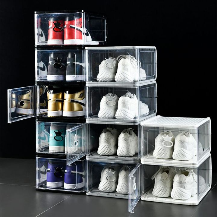 【SET】 LARGE Sneaker Storage Box Basketball Shoes Shoe Box Cabinet ...