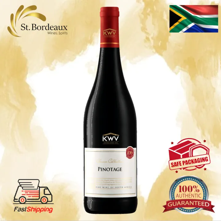 [Red Wine] KWV Classic Collection Pinotage | Lazada