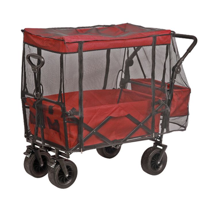 Bug Mesh Net Cover For Camping Trolley Cart Collapsible Garden Carts ...