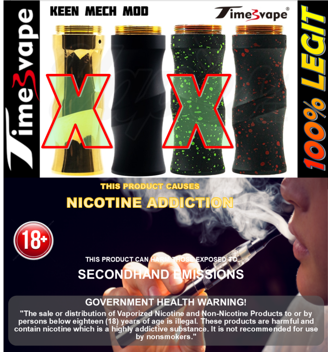 Timesvape Keen Mod Stack Section | Lazada PH