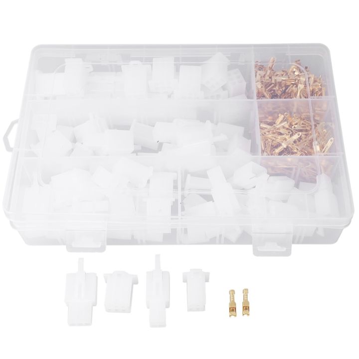 1 box 2 3 4 6 pin plug connector flat plug motorcycle scooter car ...