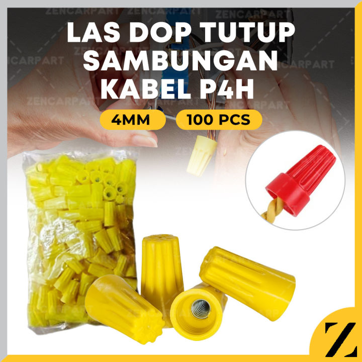 Lasdop P4 Terminal Penyambung Kabel Putar 4MM Electrical Connector ...